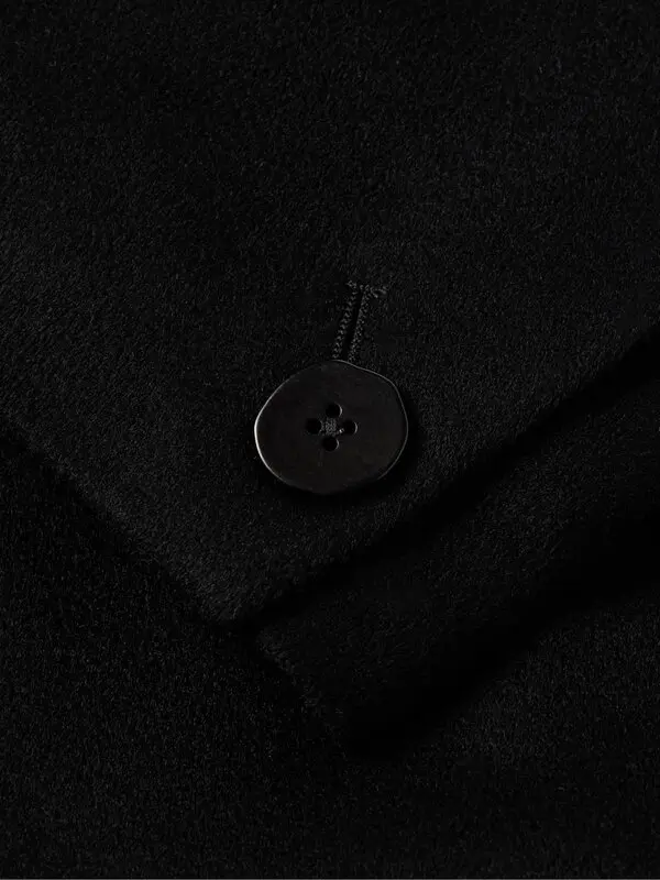STOFFA Double-faced Brushed-cashmere Coat