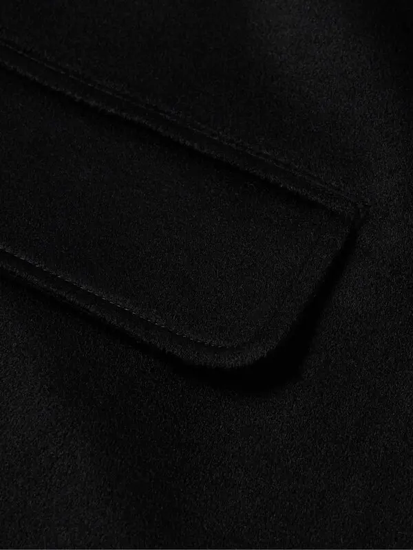 STOFFA Double-faced Brushed-cashmere Coat