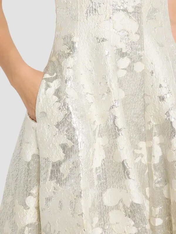 Simkhai Octavia Floral Strapless Gown