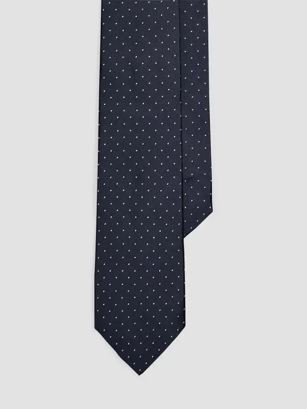 Ralph Lauren Purple Label Dot Silk Tie