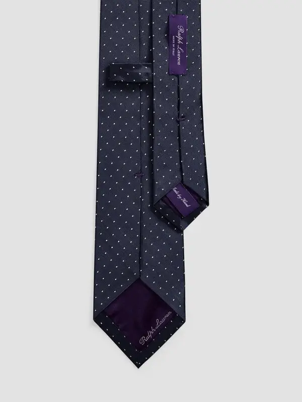 Ralph Lauren Purple Label Dot Silk Tie
