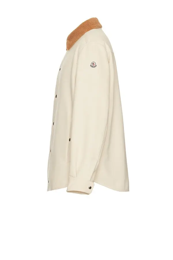 Moncler Shirt In Cream