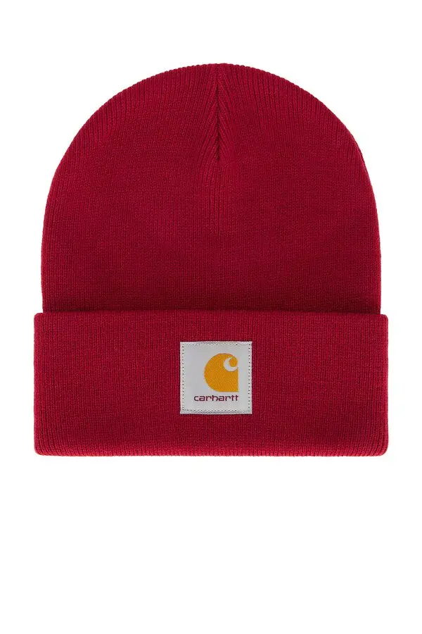 Carhartt Work In Progress Short Watch Hat - Scarlet