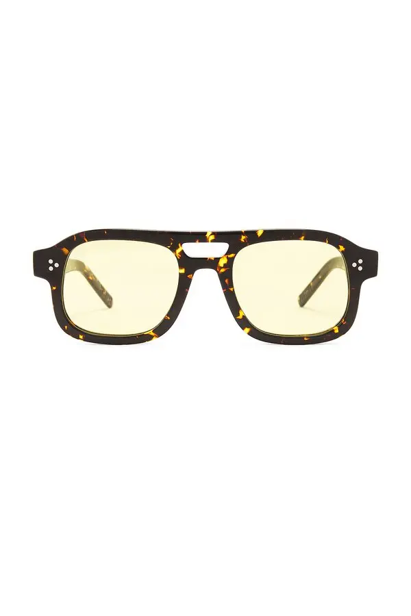 AKILA Dillinger Sunglasses - Tortoise & Yellow