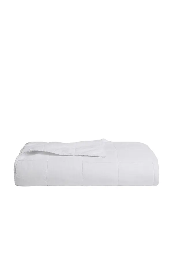 PARACHUTE Linen Box Quilt - White