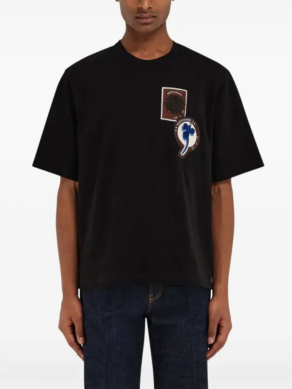 FERRAGAMO Logo Patch T-shirt