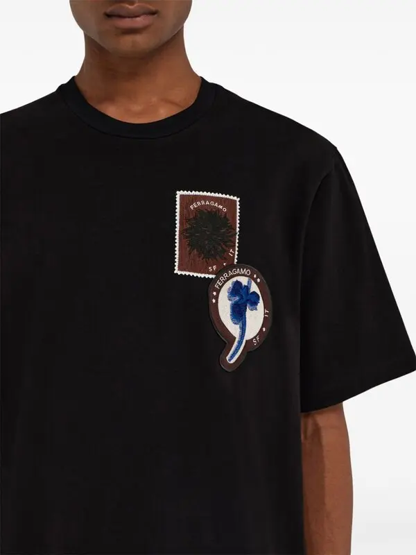 FERRAGAMO Logo Patch T-shirt