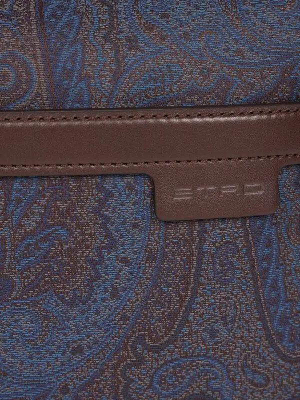Etro Paisley Cotton-blend Bag - Brown