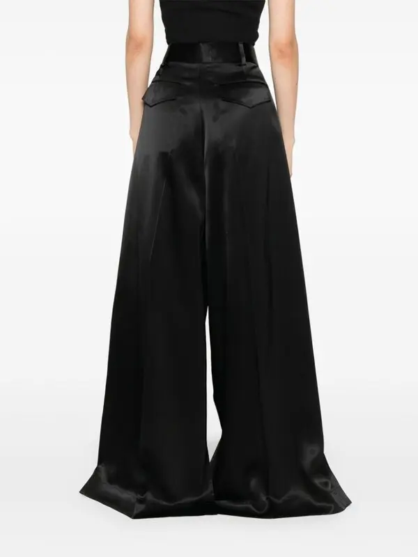 JIL SANDER Pleated Trousers - Black