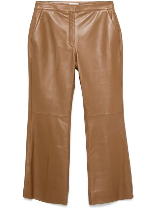 JIL SANDER Leather Trousers