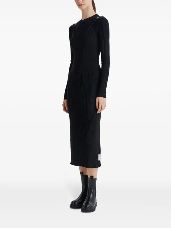 Ports 1961 Cut-out Midi Dress - Black