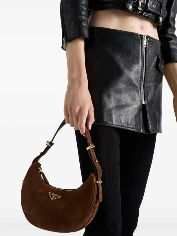 Prada Leather Mini Skirt