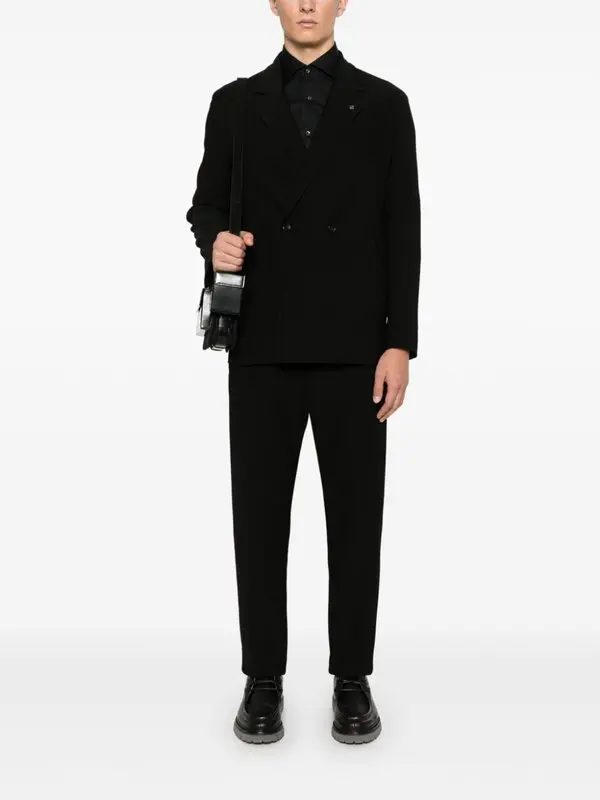 BARBA NAPOLI Poplin Shirt - Black