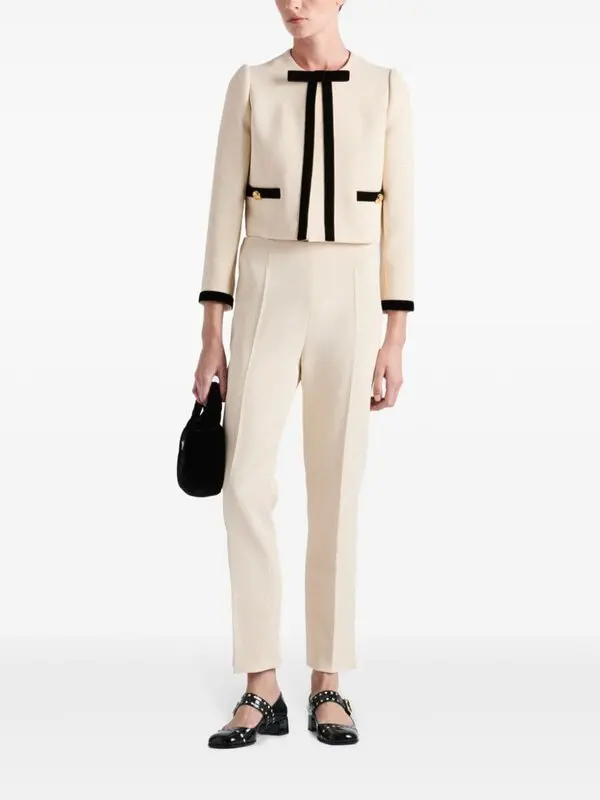 Prada Sablé Tapered Trousers