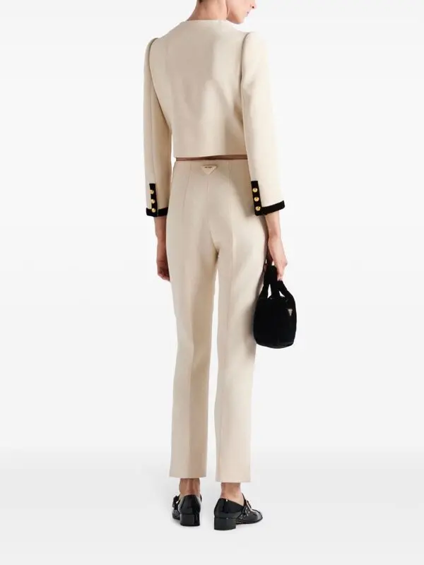 Prada Sablé Tapered Trousers