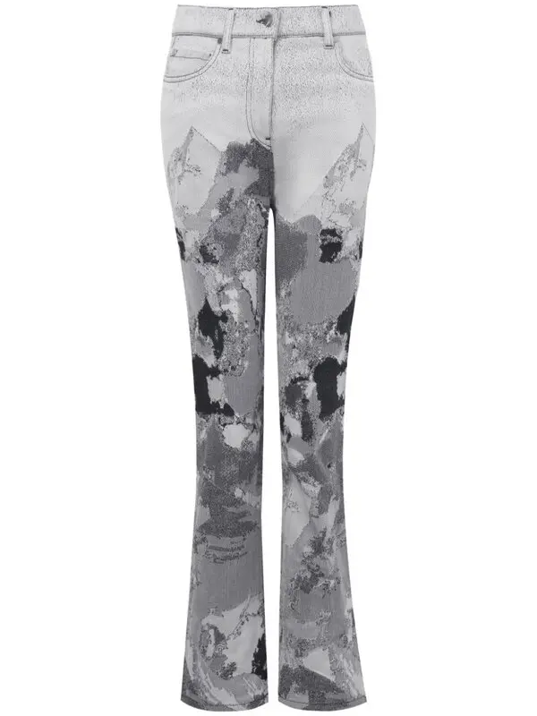 Ports 1961 Abstract-pattern Denim Jeans