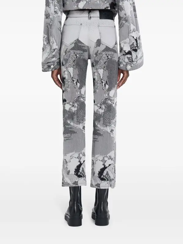 Ports 1961 Abstract-pattern Denim Jeans