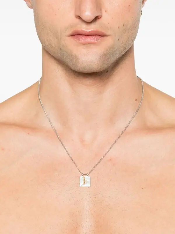Tom Wood Mined Necklace - Silver