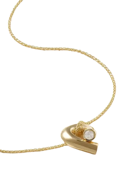 TABAYER Oera Mini 18-karat Diamond Necklace - Gold