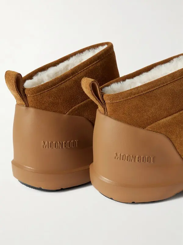 Moon Boot Luna Low Suede Boots - Brown