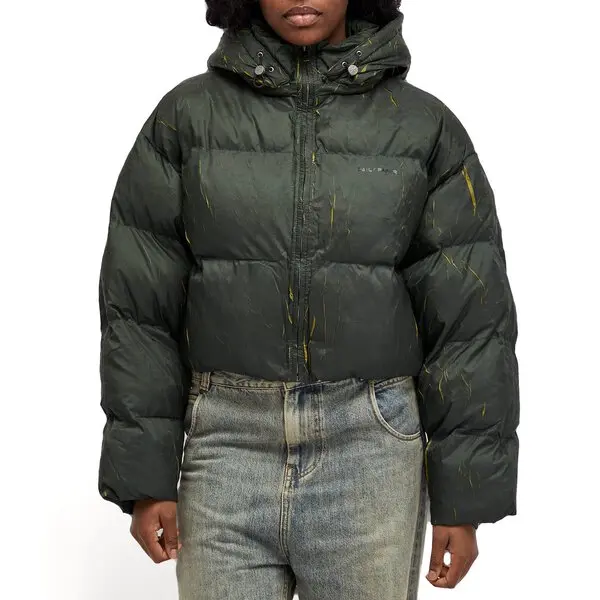DAILY PAPER Jorja Puffer Jacket - Cardamon Green