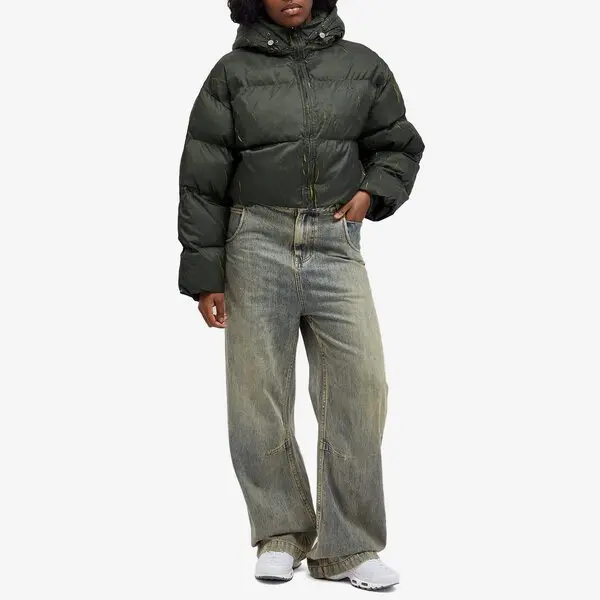 DAILY PAPER Jorja Puffer Jacket - Cardamon Green