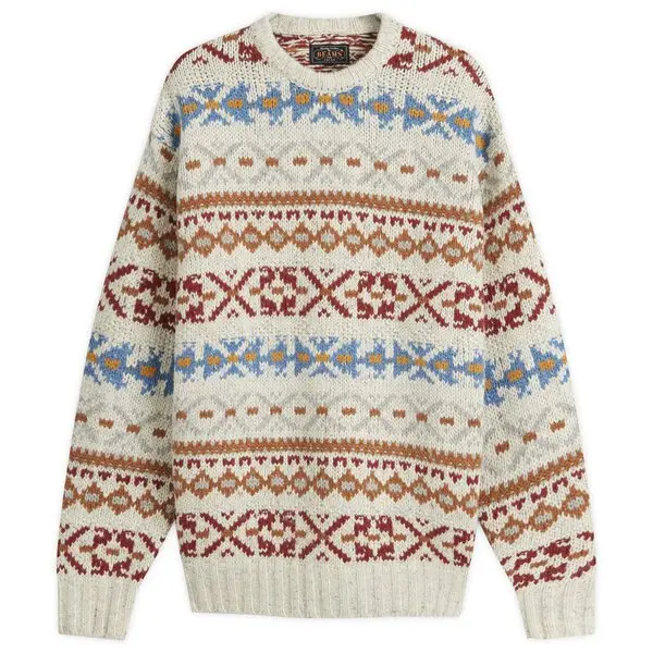 BEAMS Fair Isle Jumper