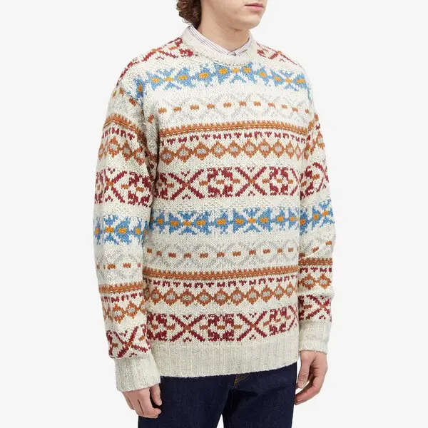 BEAMS Fair Isle Jumper