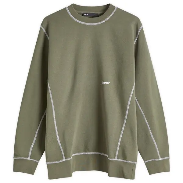 PAREL STUDIOS Contrast Crewneck Sweatshirt
