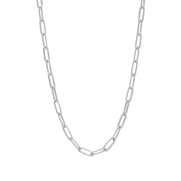 MISSOMA Classic Mini Short Paperclip Chain Necklace - Silver