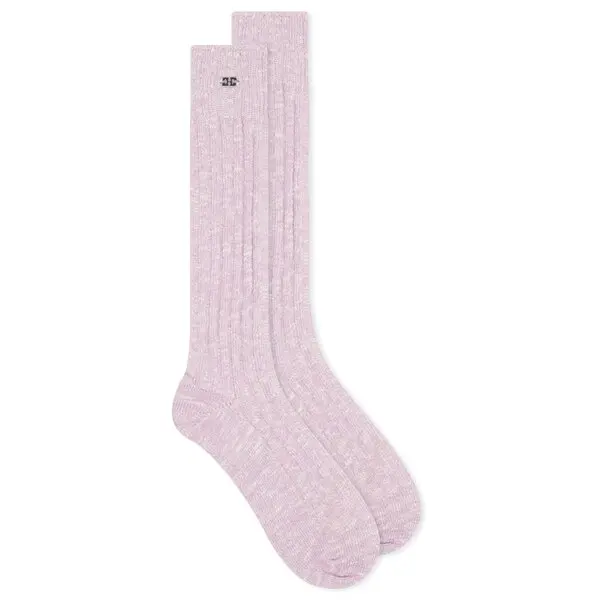 GANNI Chunky Cotton Blend Socks