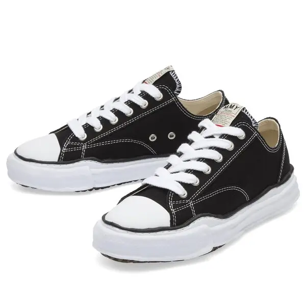 Mihara Yasuhiro Peterson Original Sole Canvas Low Sneakers - Black
