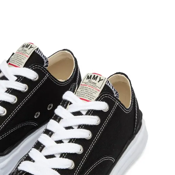 Mihara Yasuhiro Peterson Original Sole Canvas Low Sneakers - Black