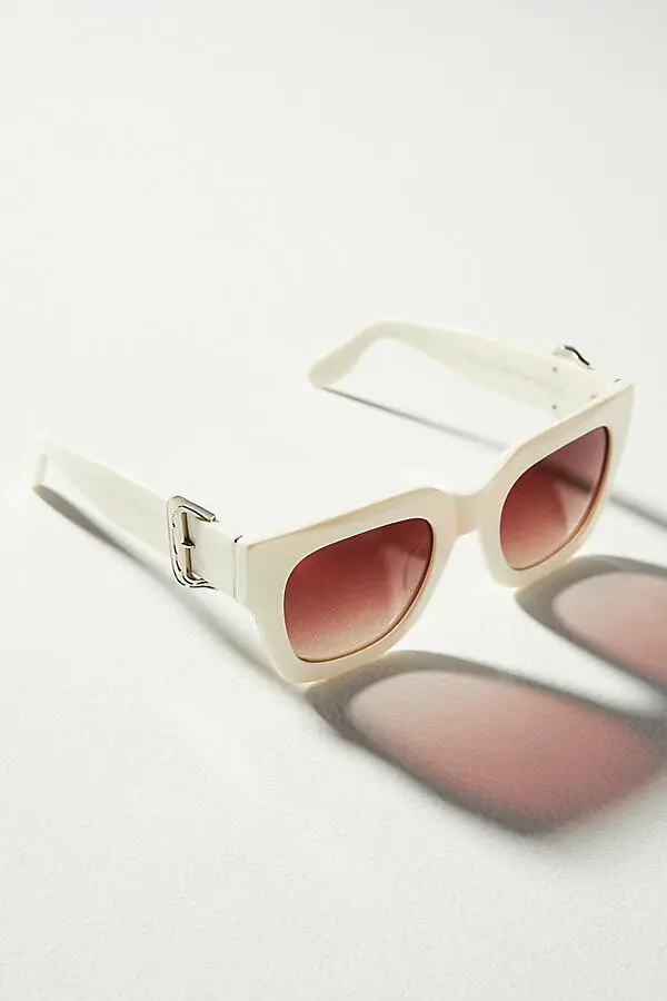 I-Sea X Jolene Sunglasses In White - 31% Off | Editorialist