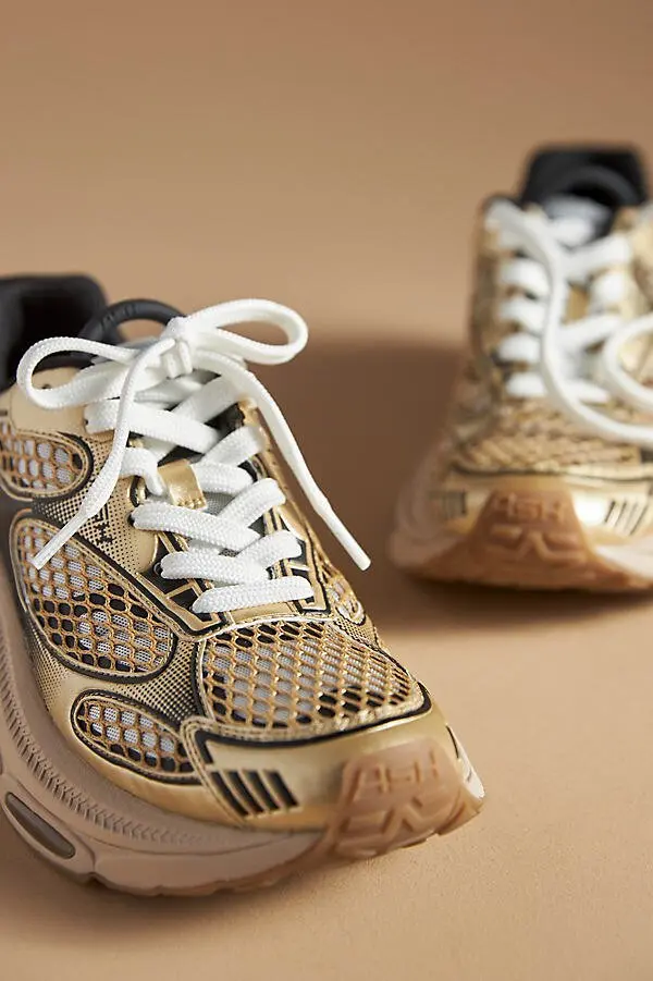 Ash Dragon Sneakers In Gold 29% Off Editorialist