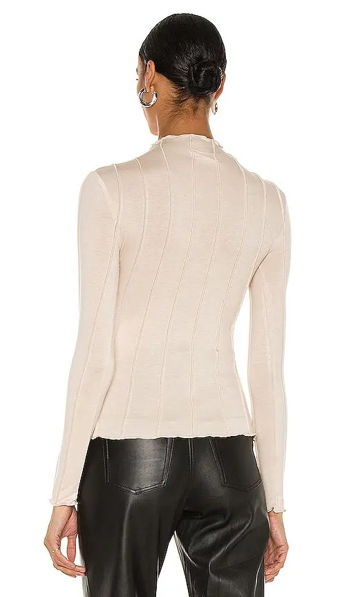 LOVERS AND FRIENDS Seamed Long Sleeve Top