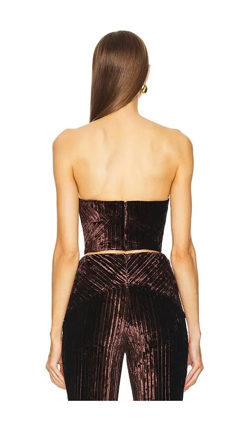MICHAEL COSTELLO X Revolve Ryliana Top - Chocolate