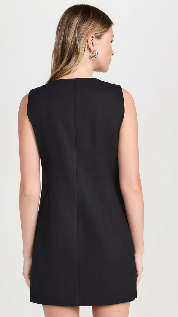 O.P.T Akiya Vest Mini Dress - Black