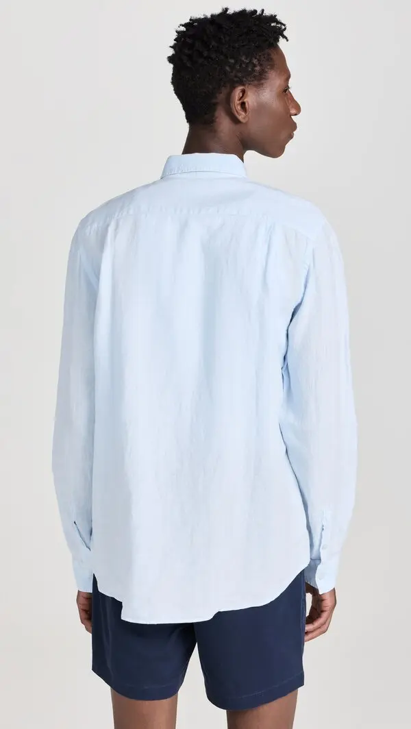 Vilebrequin Caroubis Linen Shirt - Bleu Ciel