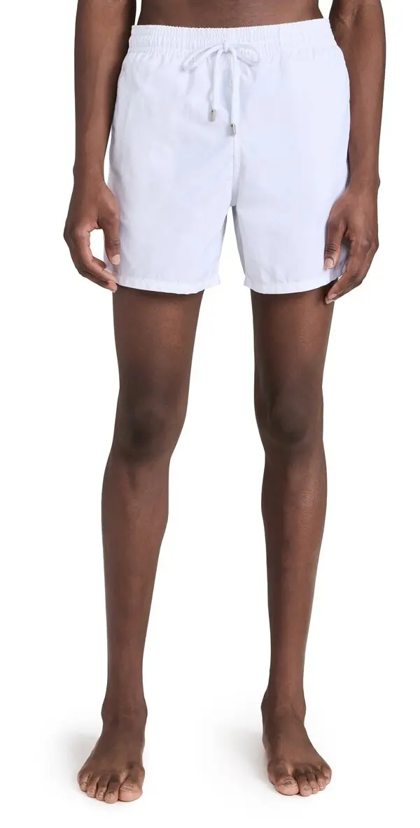 Vilebrequin Moorea Swim Trunks 5.5 - Blanc