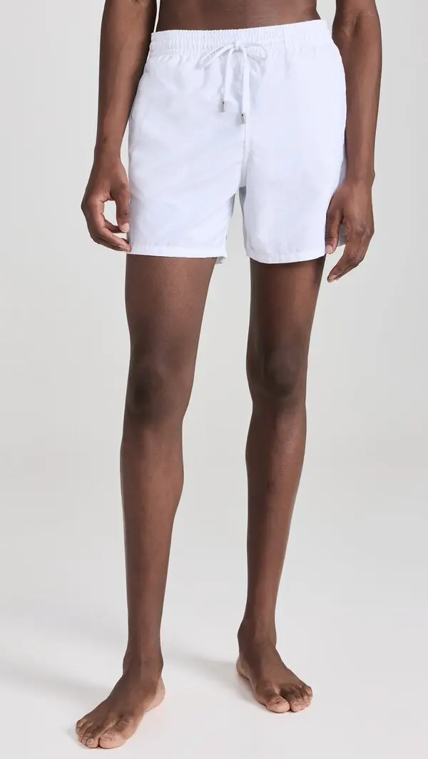 Vilebrequin Moorea Swim Trunks 5.5 - Blanc