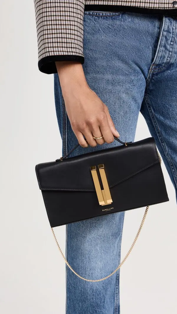 DEMELLIER Vancouver Clutch - Black