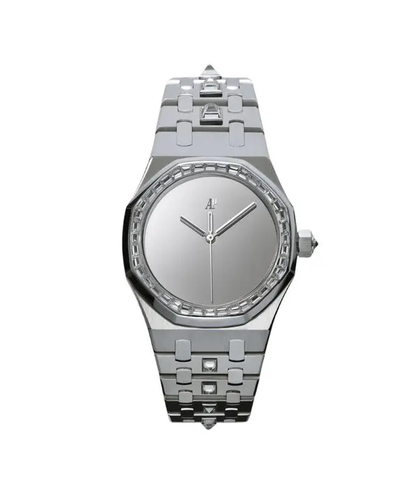 MAD Hatton Labs Royal Oak Limited Edition Automatic 37mm Stainless Steel And Diamond Watch - Silver