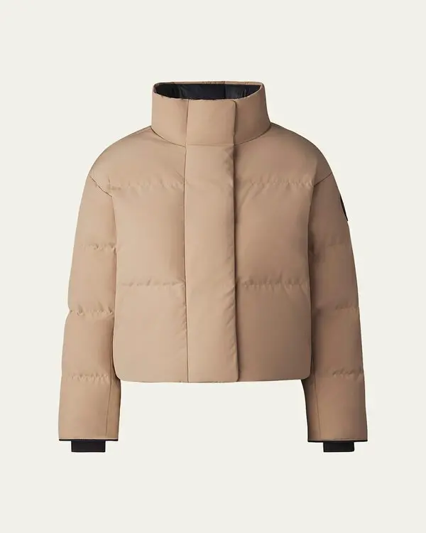 Canada Goose Grandview Cropped Puffer Jacket - Sand