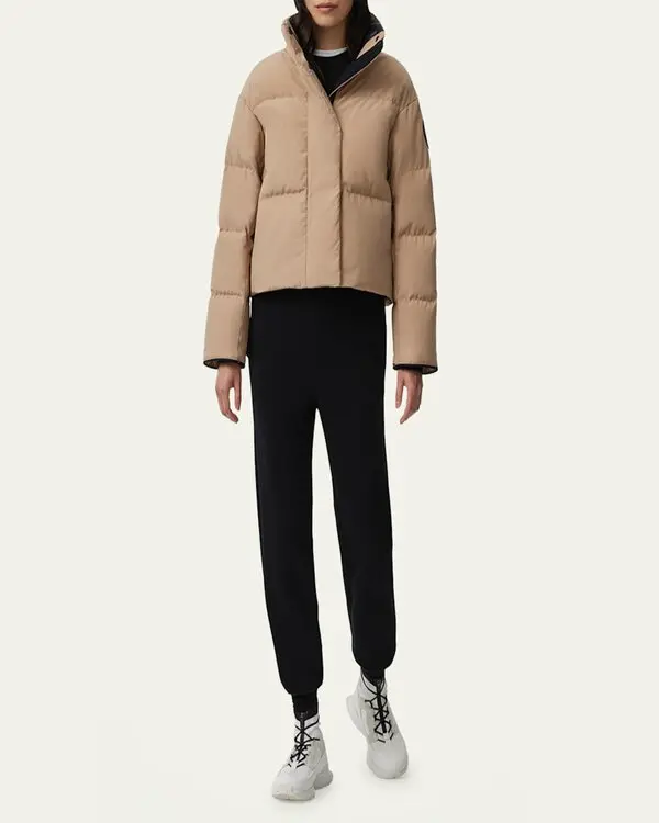 Canada Goose Grandview Cropped Puffer Jacket - Sand