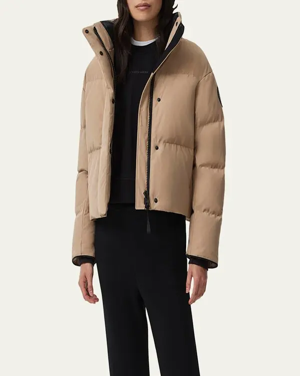 Canada Goose Grandview Cropped Puffer Jacket - Sand