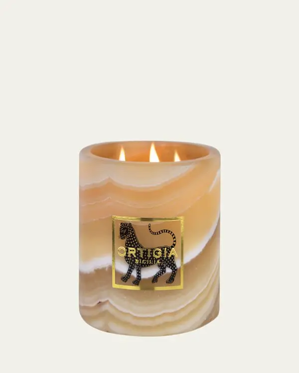 ORTIGIA SICILIA Fico D'india Alabaster Candle, 8.8 Oz