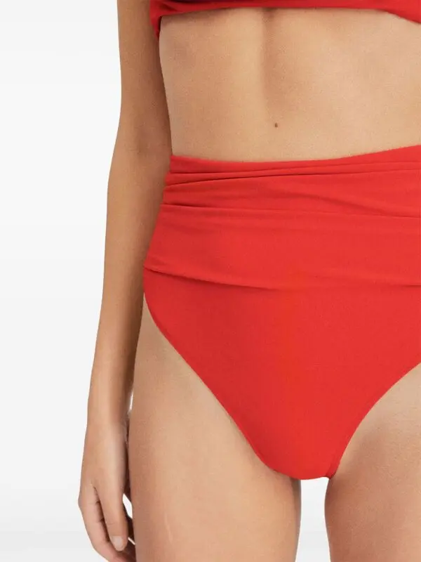 Jacquemus Le Drapeado Bikini Bottom - Orange