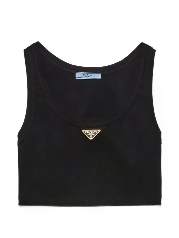 Prada Triangle-logo Tank Top