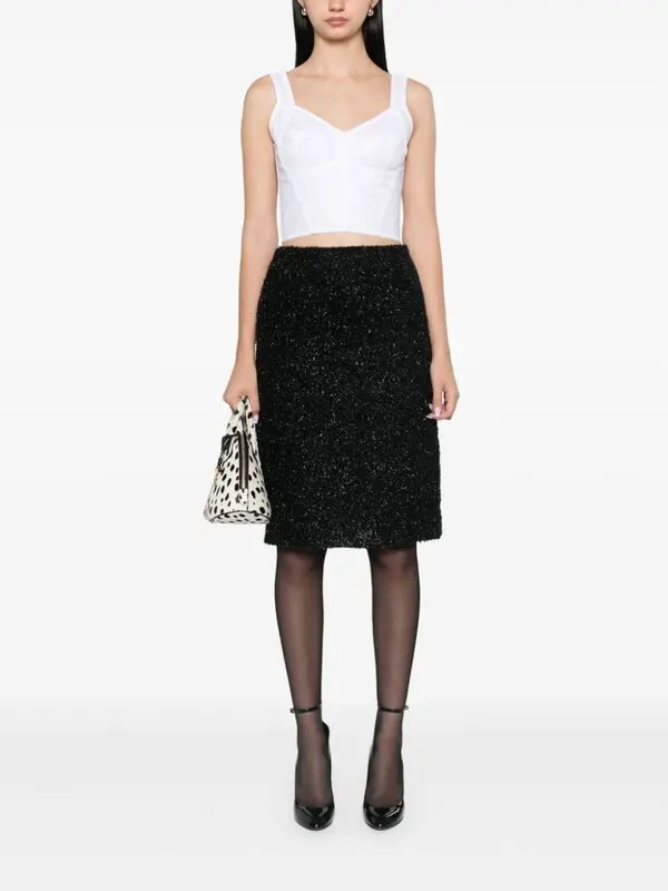 Dolce & Gabbana Floral-lace Top - White